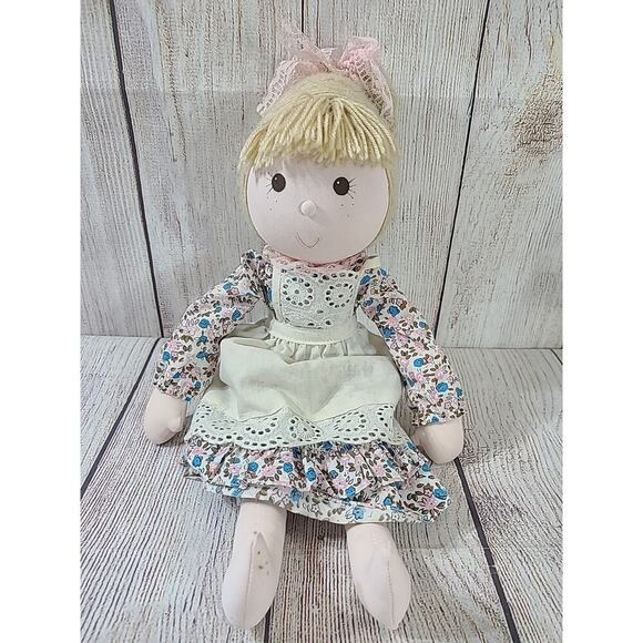 Applause | Toys | Applause Plush Gretchen Cloth Rag Doll Floral Dress ...